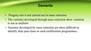 Plant breeding techniques | PPTX