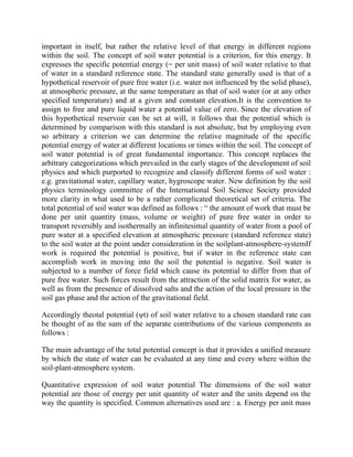 Plant cell and soil water potential and their components.docx