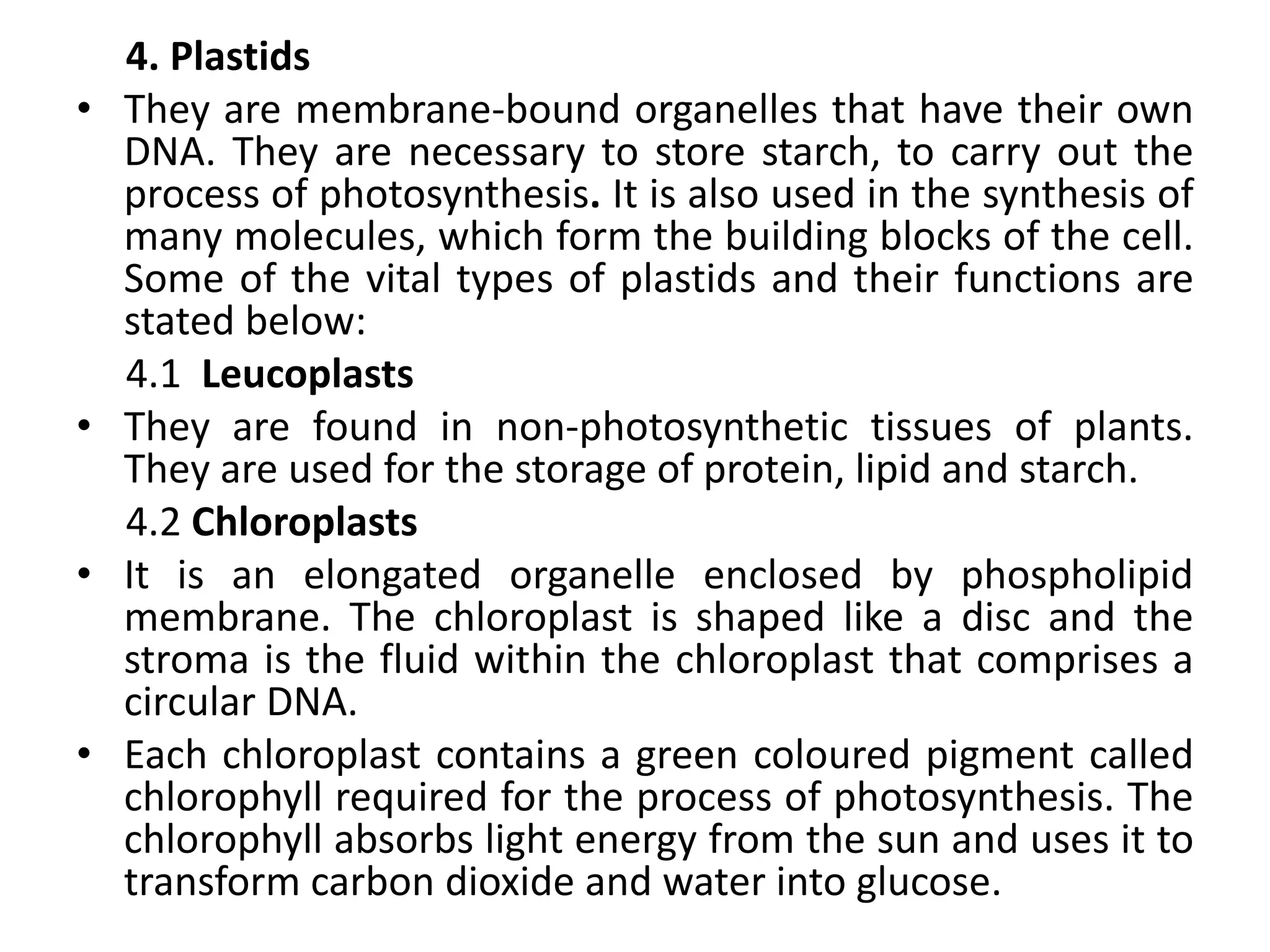 Plant Cell constituents | PPTX