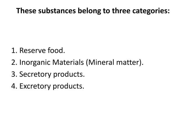 Plant cell inclusion and constituents | PPTX