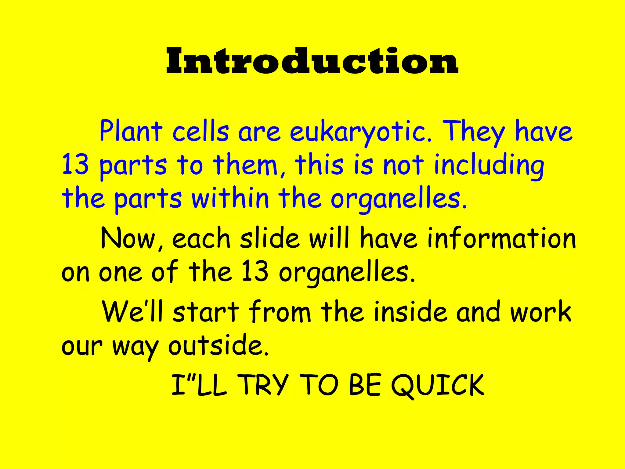 Cell Organelles | PPT