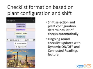 Plant check Mobile Operator Rounds English | PPT