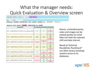 Plant check Mobile Operator Rounds English | PPT