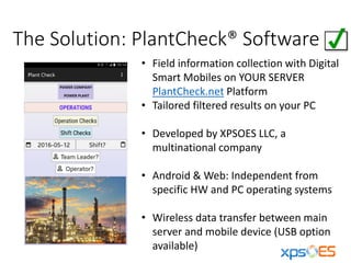 Plant check Mobile Operator Rounds English | PPT