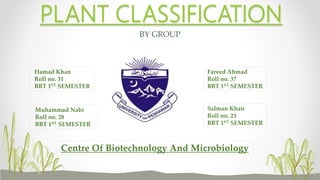 Plant classification | PPTX