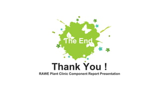 Plant Clinic RAWE Report Agriculture - Shasyendra Yadav | PPTX