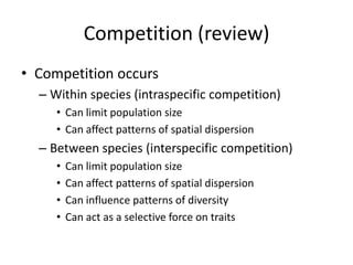 Plant Competition in Temperate Regions | PPTX | Zoos & Aquariums ...