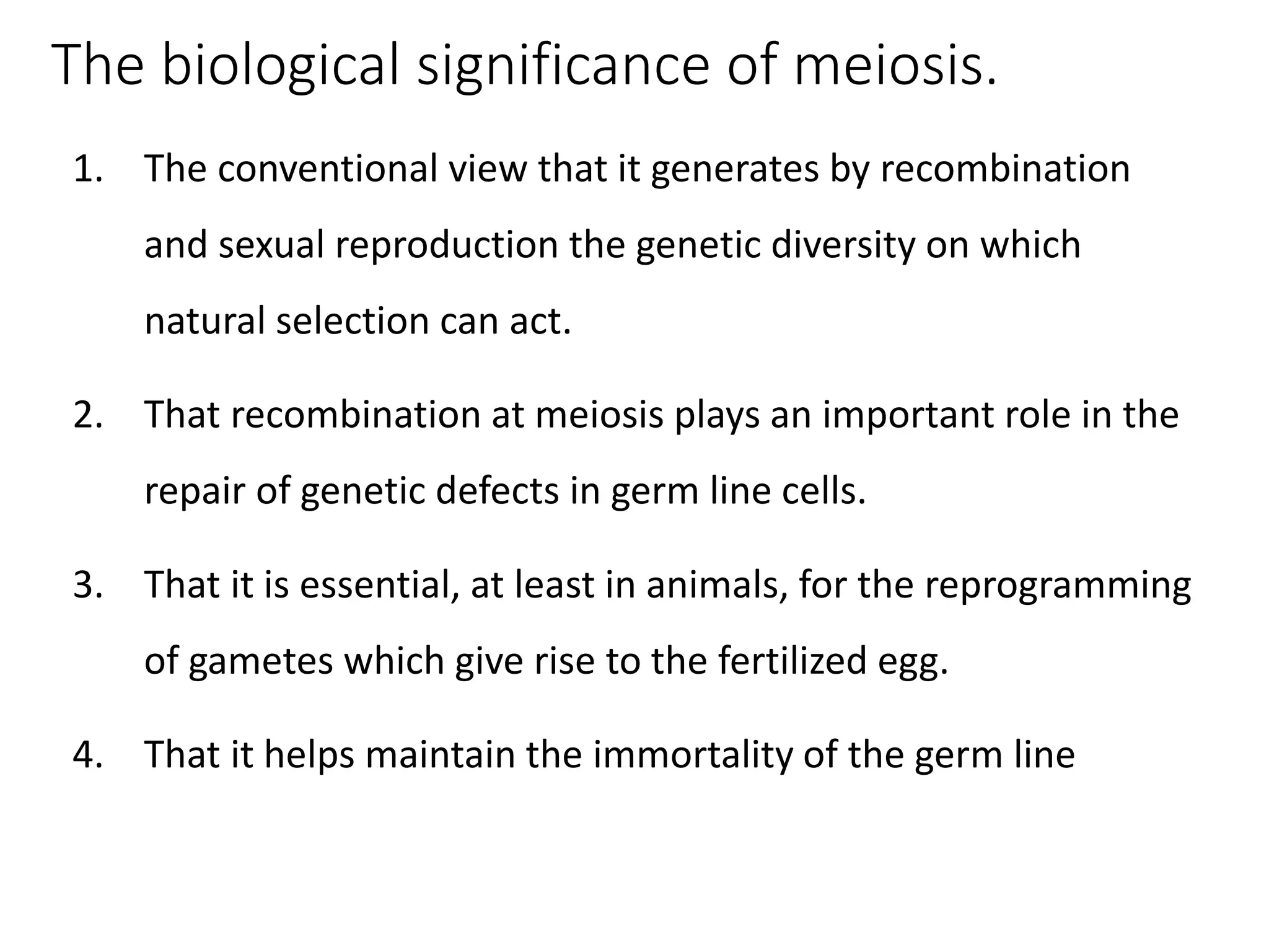 Meiosis, Crossing Over | PPTX