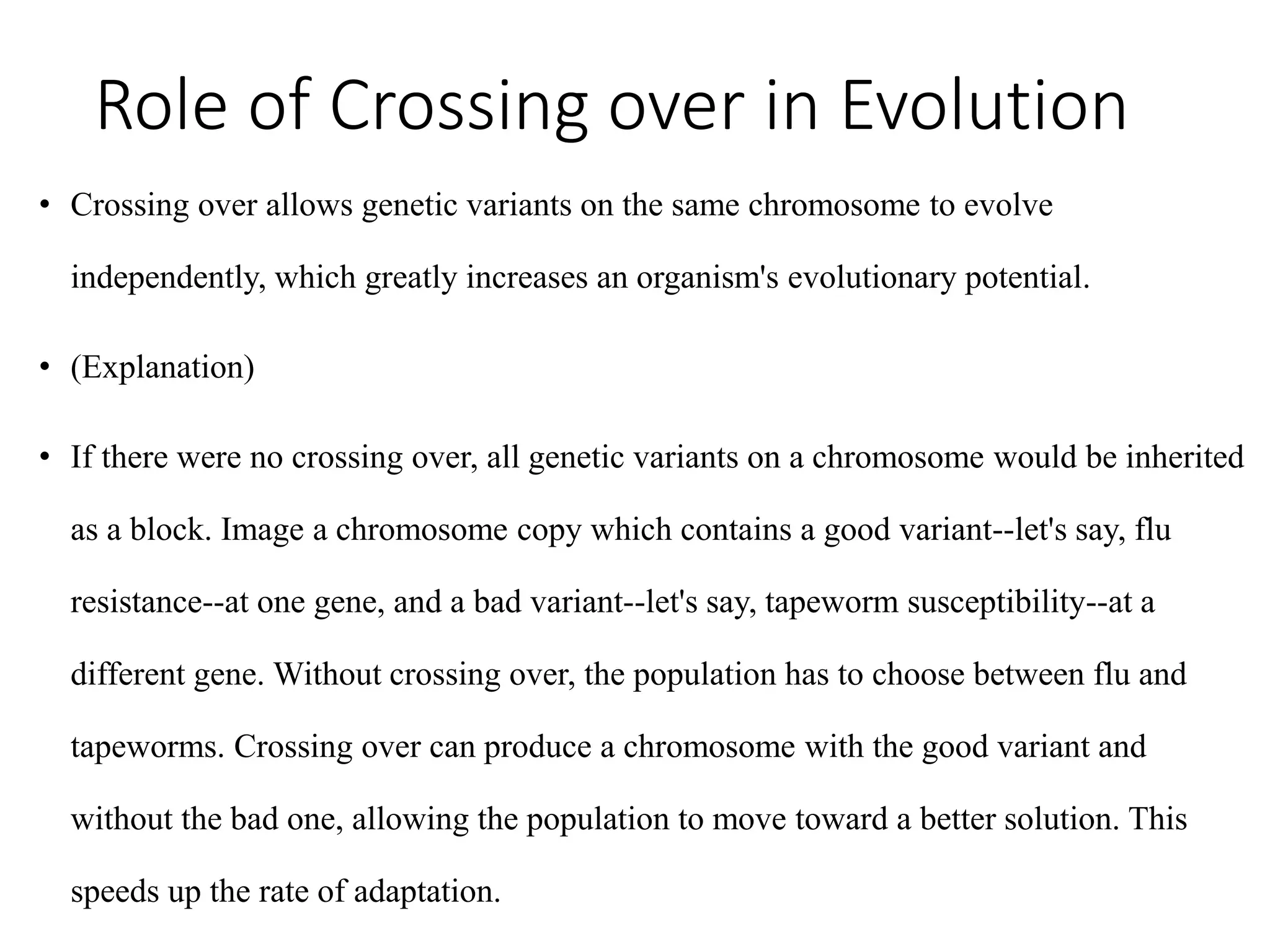 Meiosis, Crossing Over | PPTX