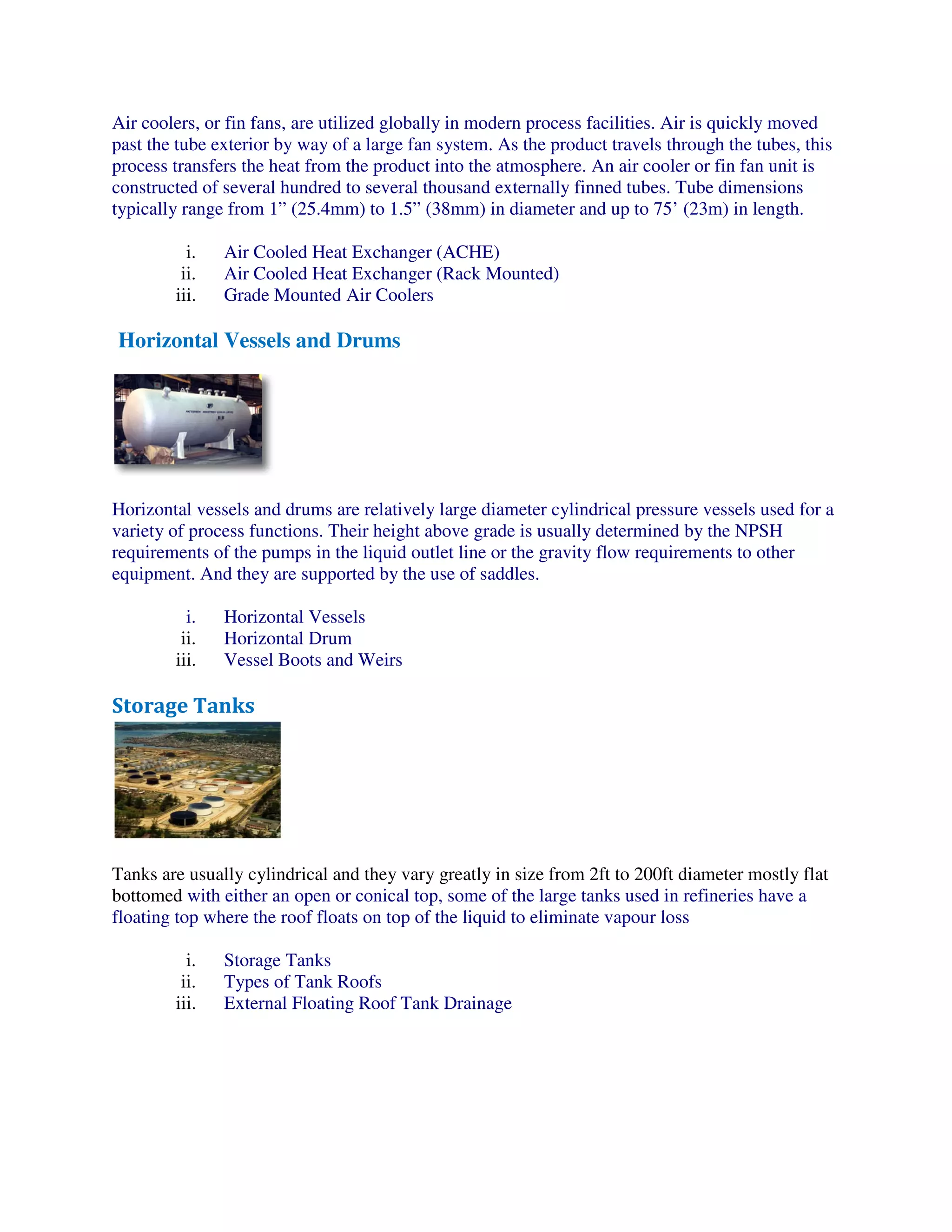 Plant design piping & equipment team scope of work | PDF