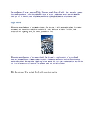Plant design piping & equipment team scope of work | PDF