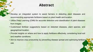 Plant Disease Detection | Plant Disease | | PPTX