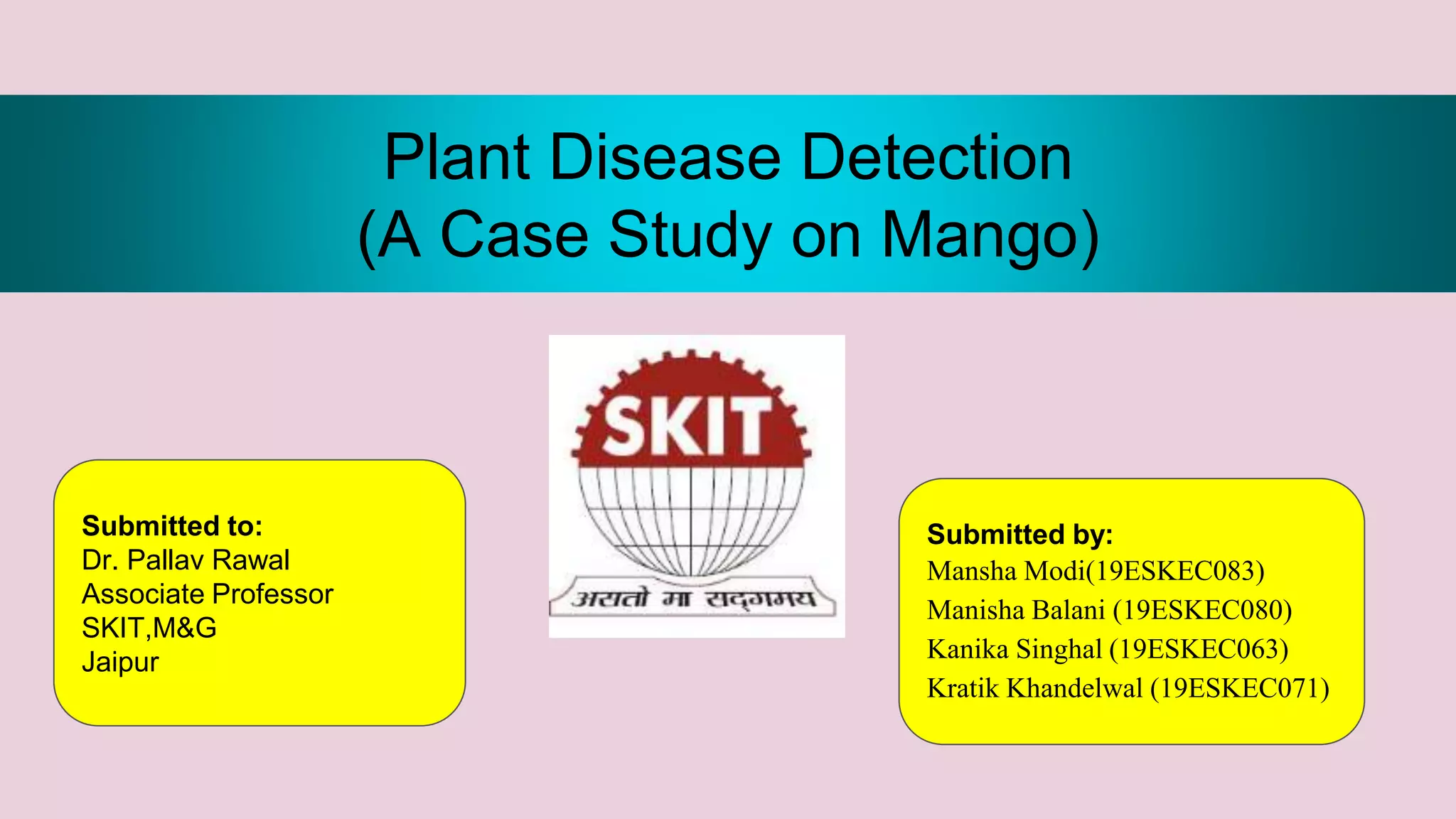 Plant Disease Detection Pptx