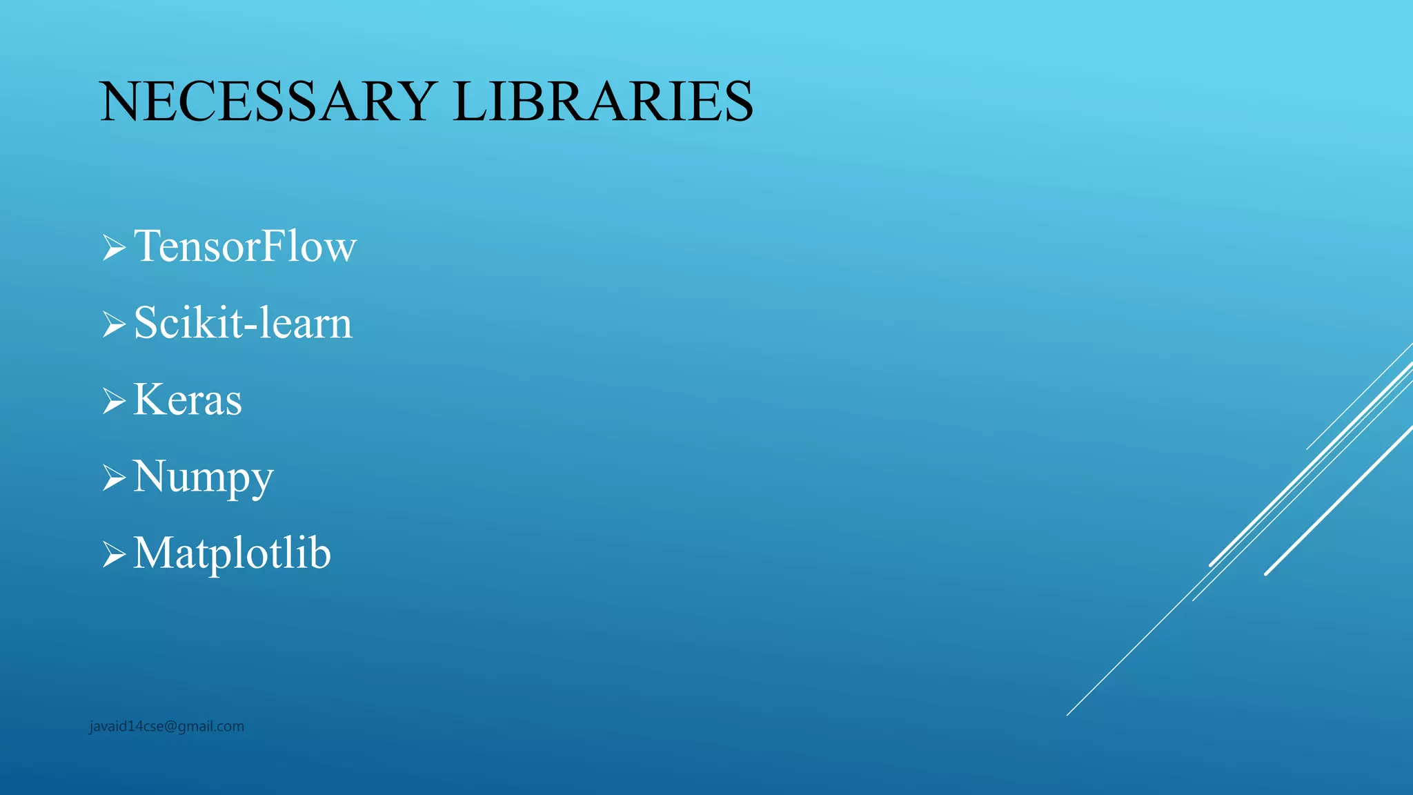 Plant disease detection and classification using deep learning | PPTX