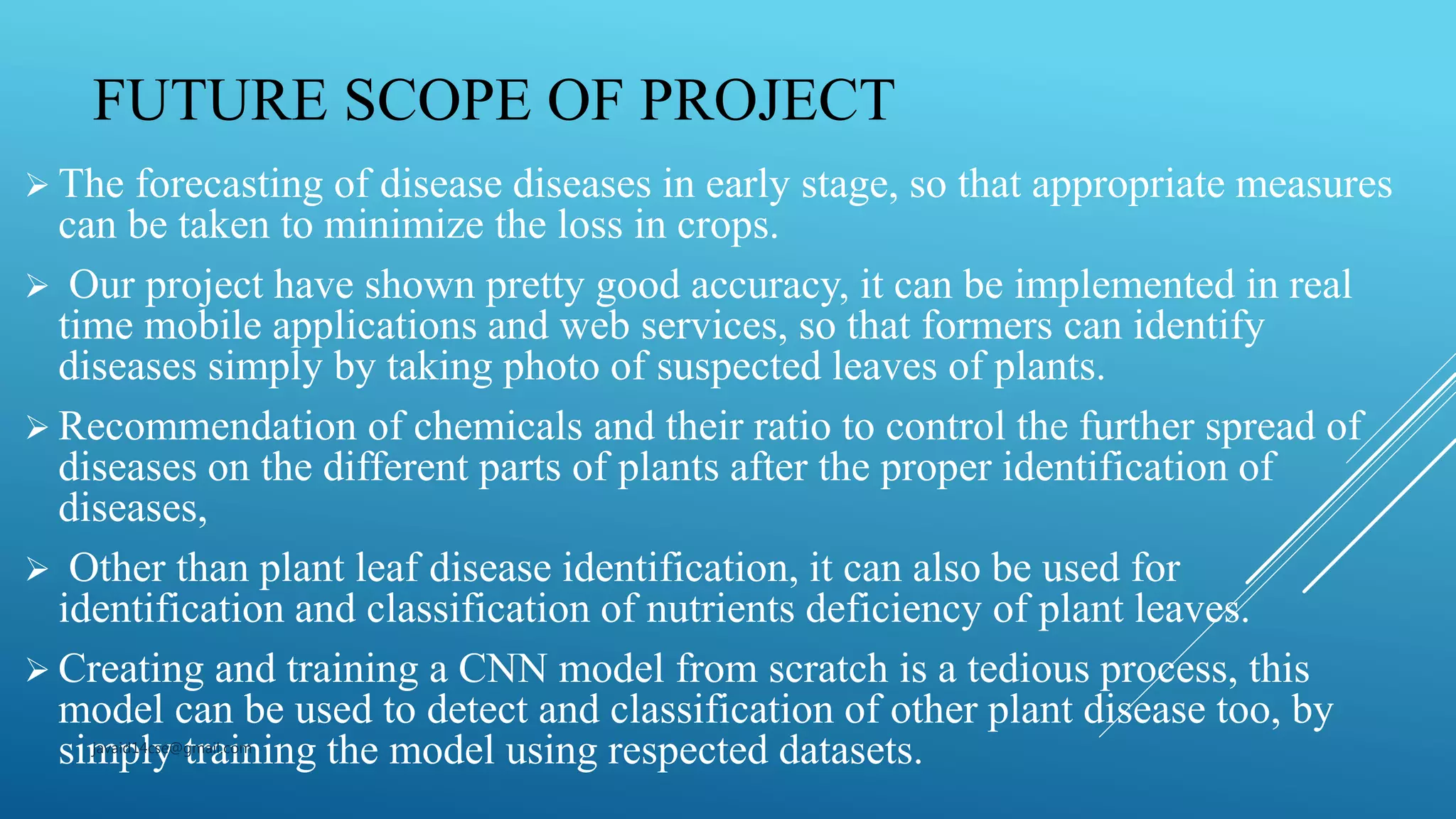 Plant Disease Detection And Classification Using Deep Learning Pptx