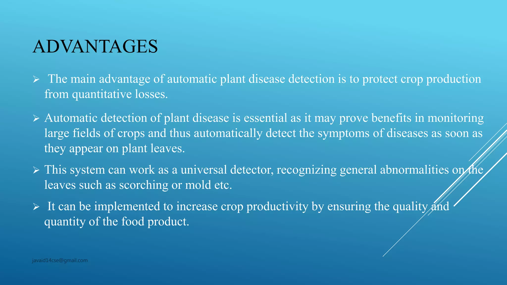 Plant Disease Detection And Classification Using Deep Learning Pptx