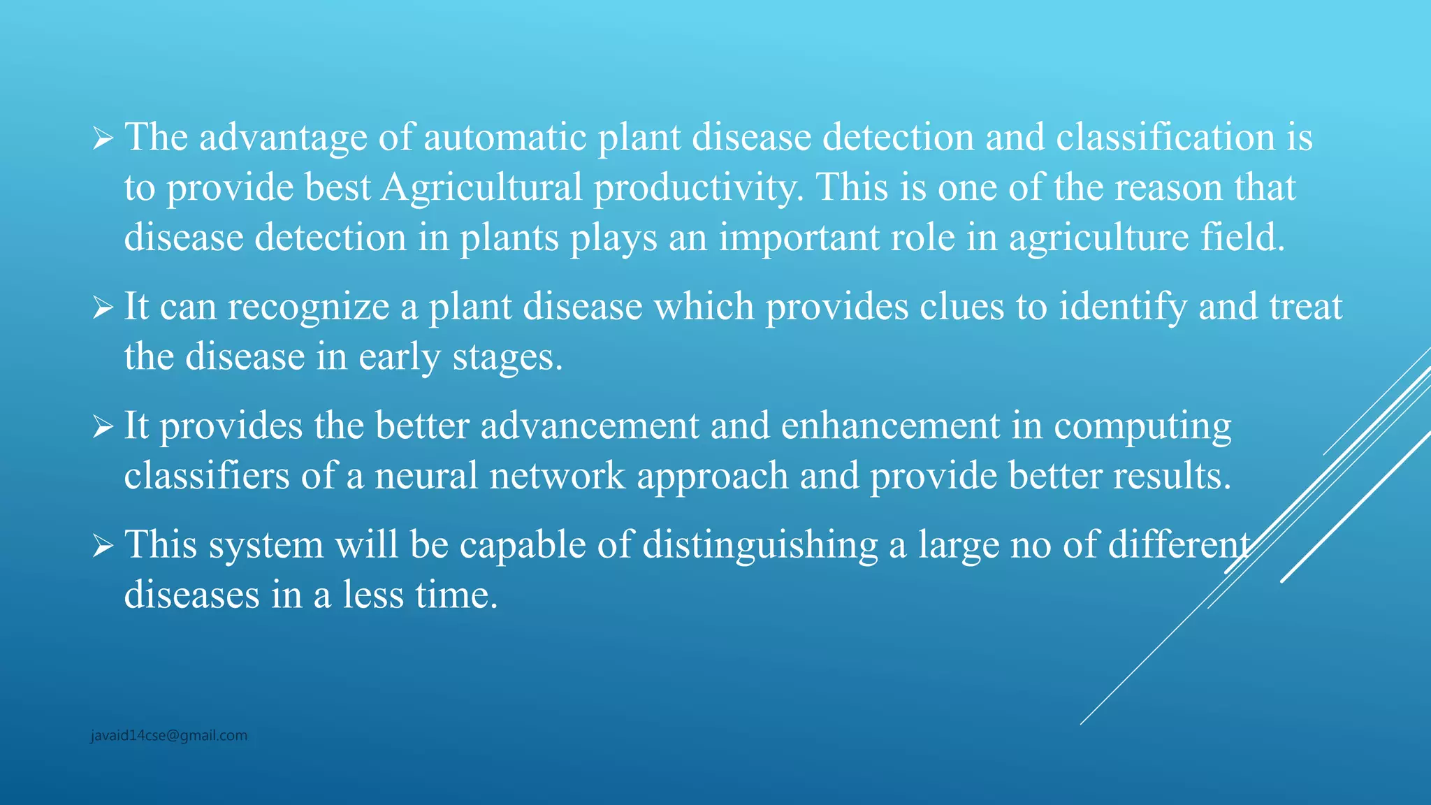 Plant Disease Detection And Classification Using Deep Learning Pptx