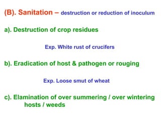 Plant disease management through cultural practices | PPT