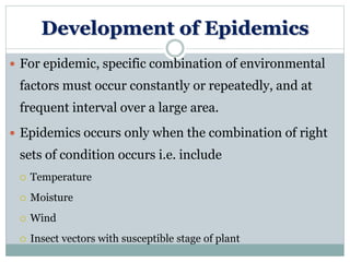 Plant diseases epidemiology | PPTX