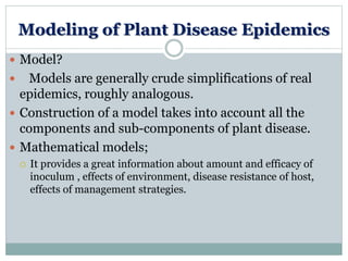 Plant diseases epidemiology | PPTX