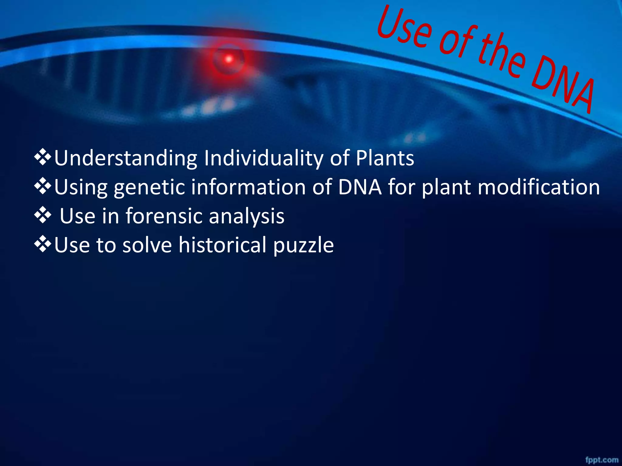 Plant dna extraction method | PPTX
