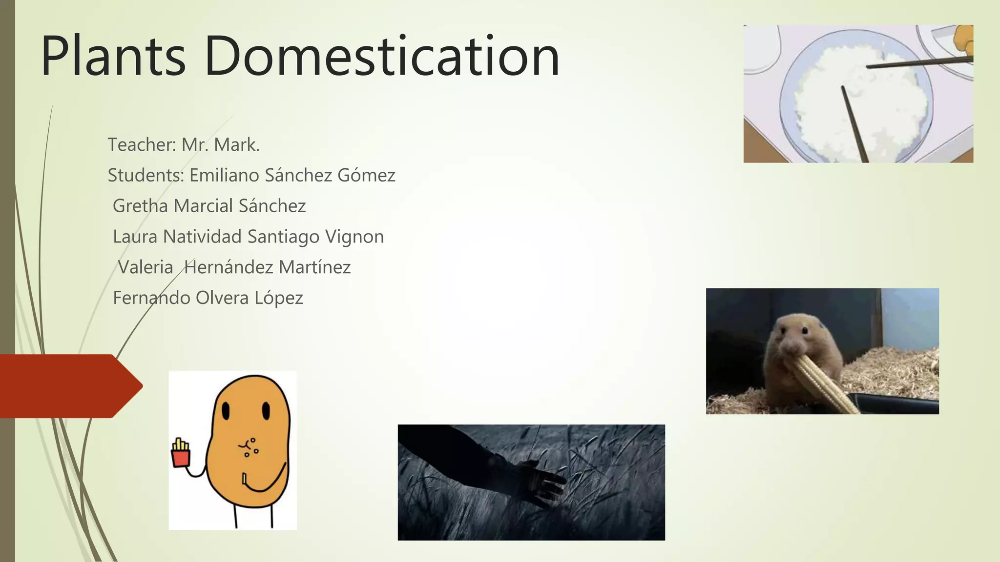 Plant domestication 18 05-16 geo | PPTX