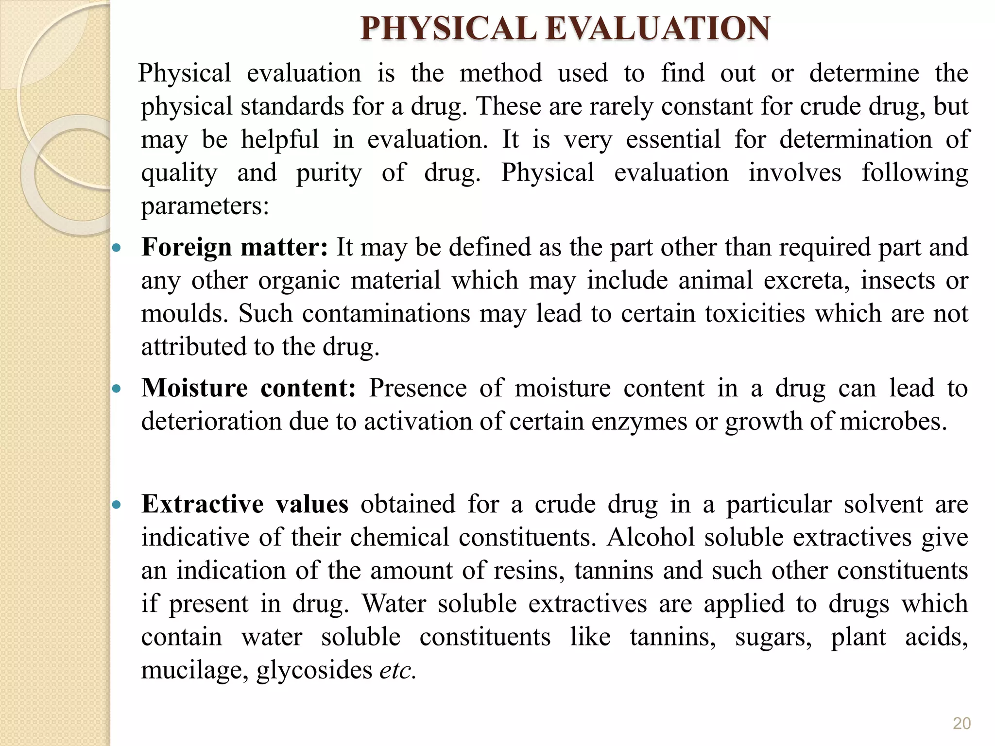 Plant drug standardization | PPT