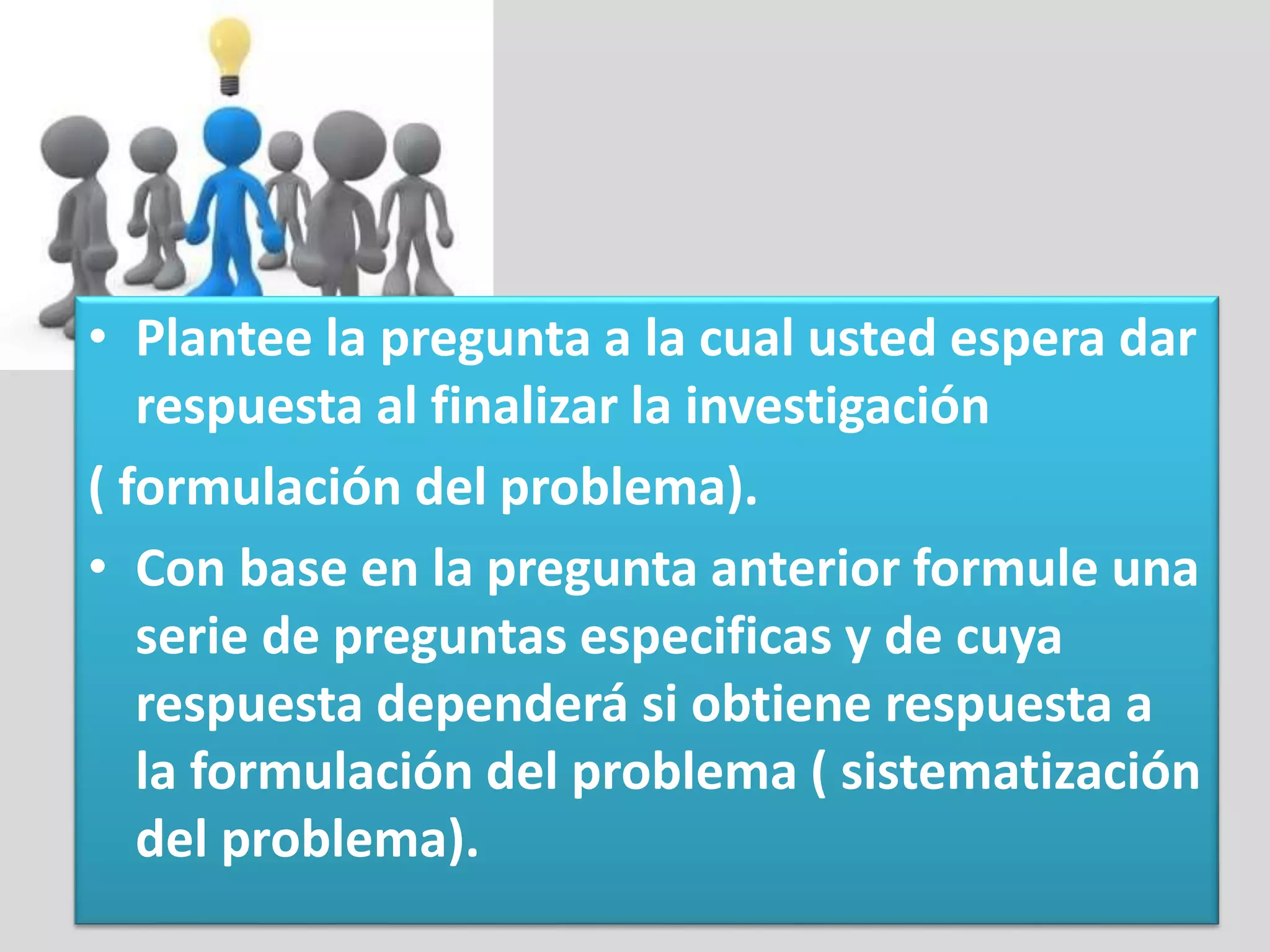 Planteamiento, formulación del problema y sistematización del | PPTX ...