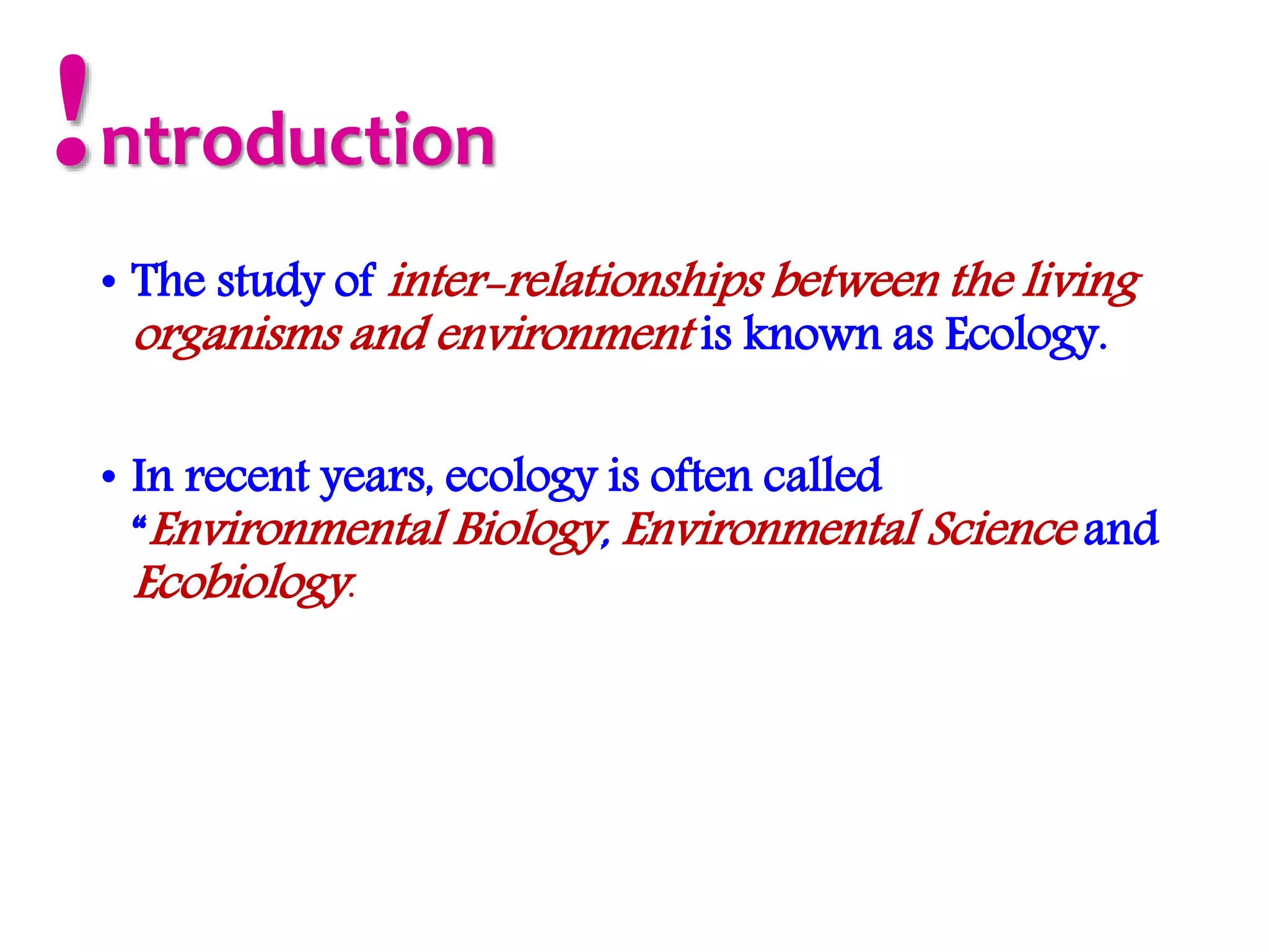 Plant ecology | PPTX
