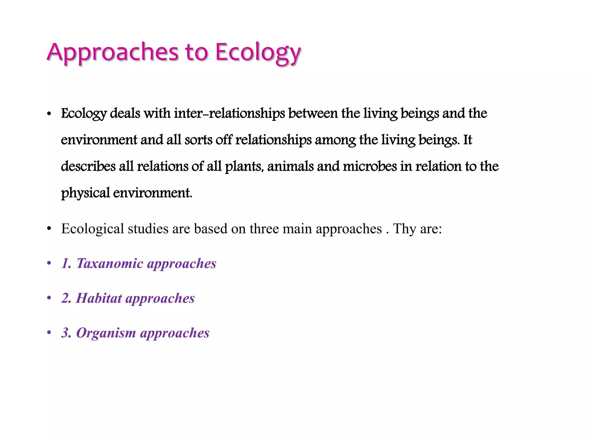 Plant ecology | PPTX