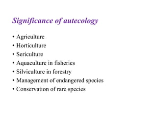 Plant ecology | PPTX