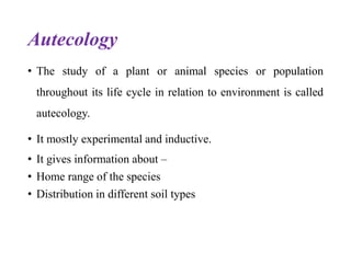 Plant ecology | PPTX