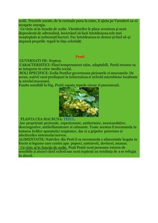 Plantele si astrologia | DOCX