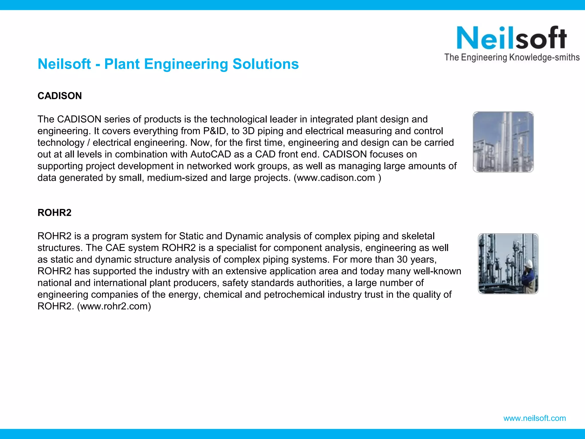 Neilsoft Plant engineering solutions | PPT