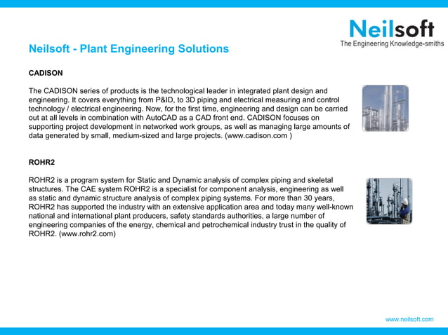 Neilsoft Plant engineering solutions