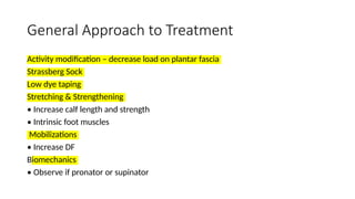 Planter fascitis and physiotherapy management .pptx