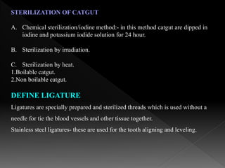 PLANT FIBRES AND SURGICAL DRESSING.pptx123 | PPTX