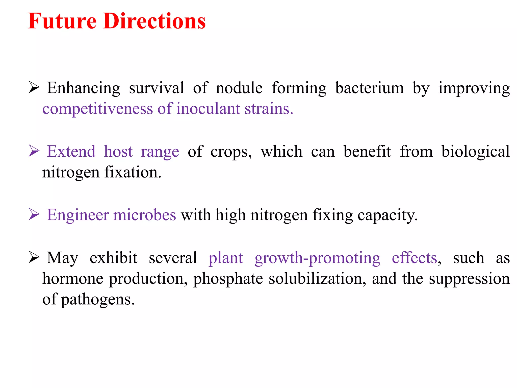 Plant genetic control of nodulation and its utilization in fixing ...