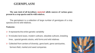 plant genetic resource conservation techniques .pptx