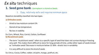 plant genetic resource conservation techniques .pptx