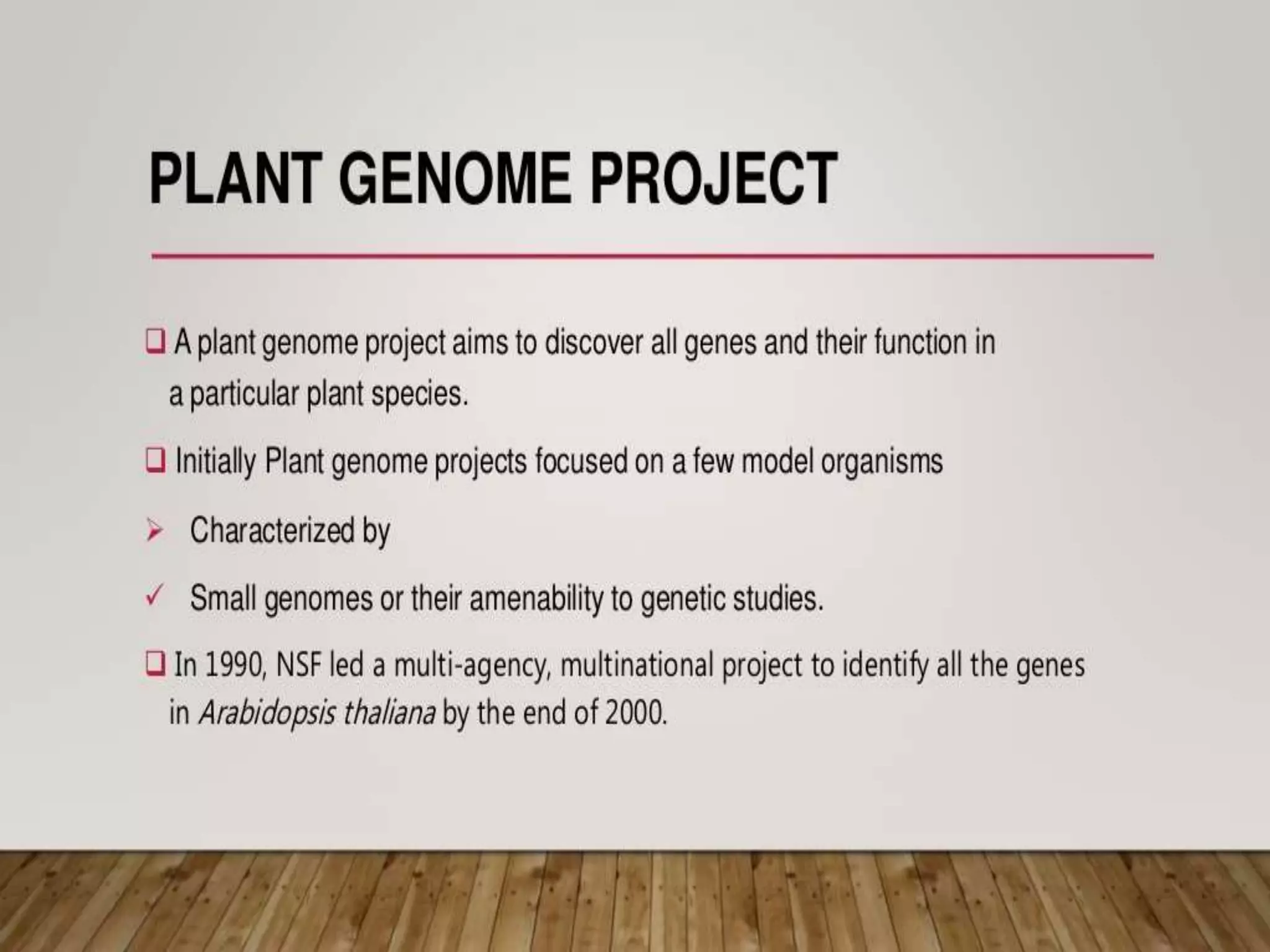 Plant genome mapping | PPTX