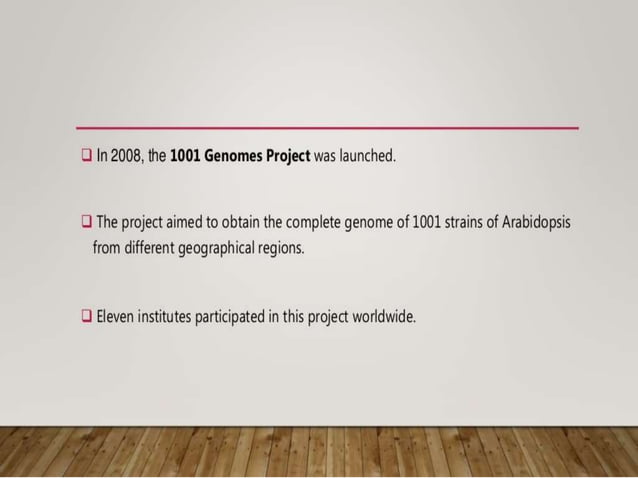 Plant genome mapping | PPTX | Biological Sciences | Science