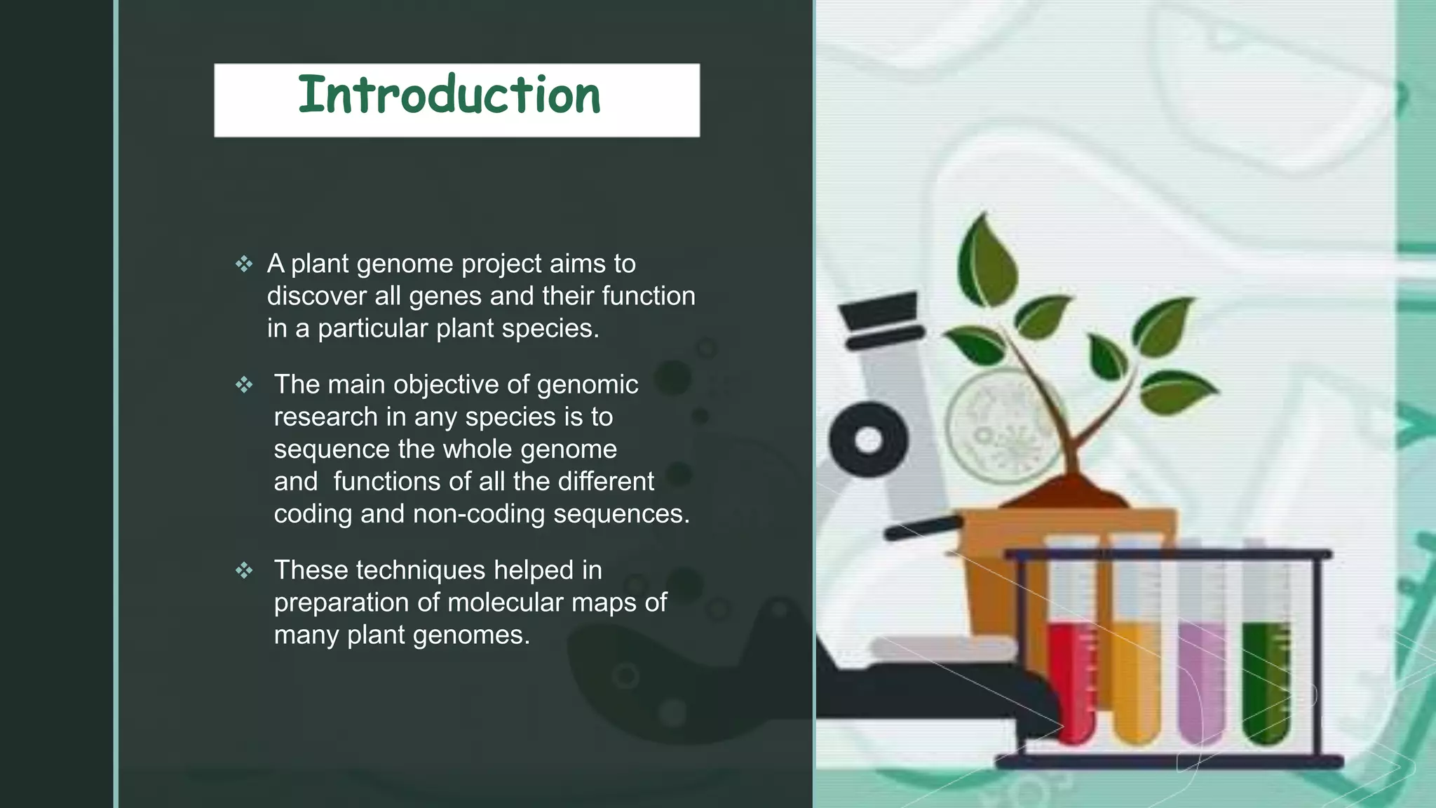 Plant genome project | PPTX