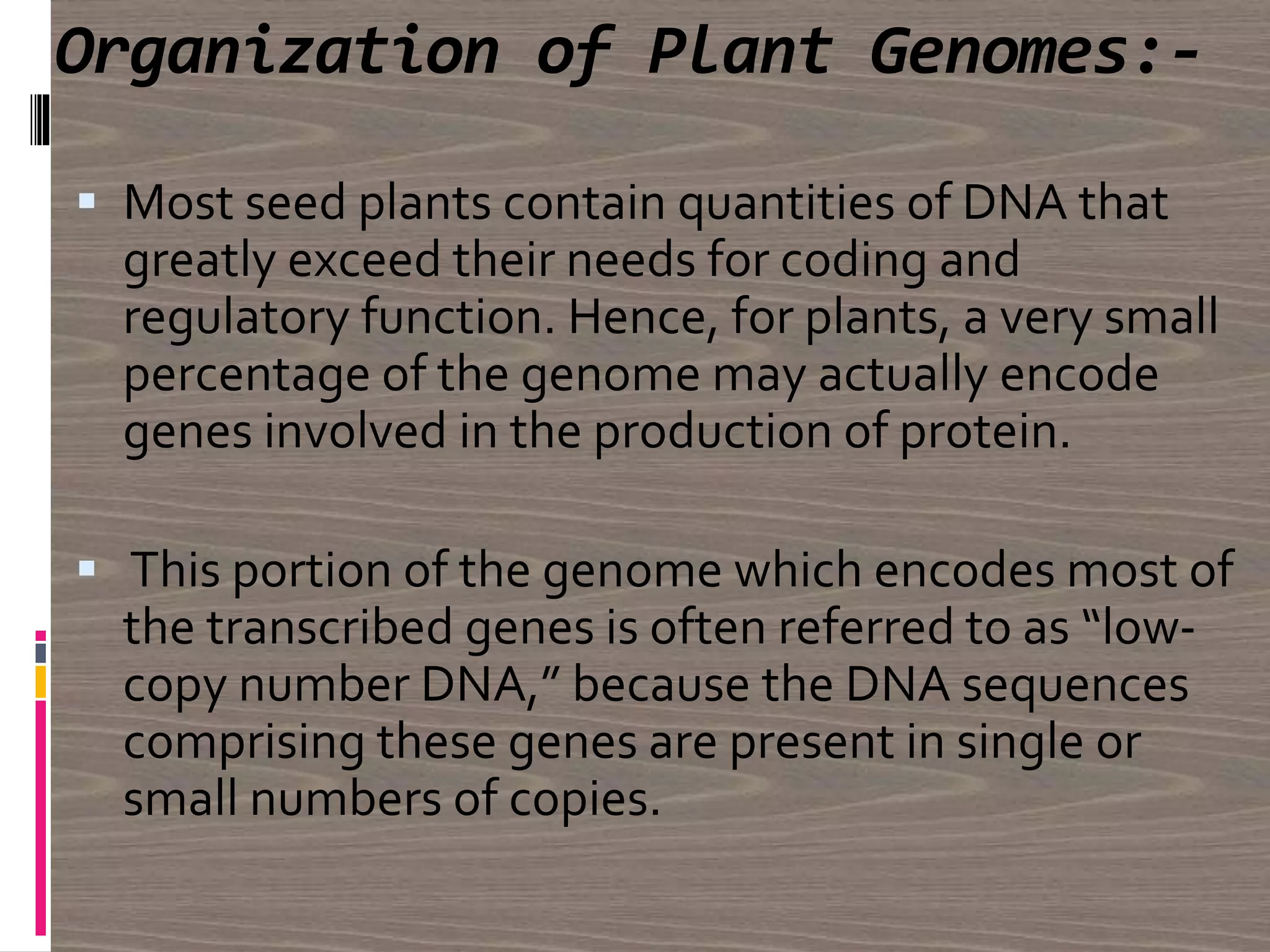 Plant genomics general overview | PPTX