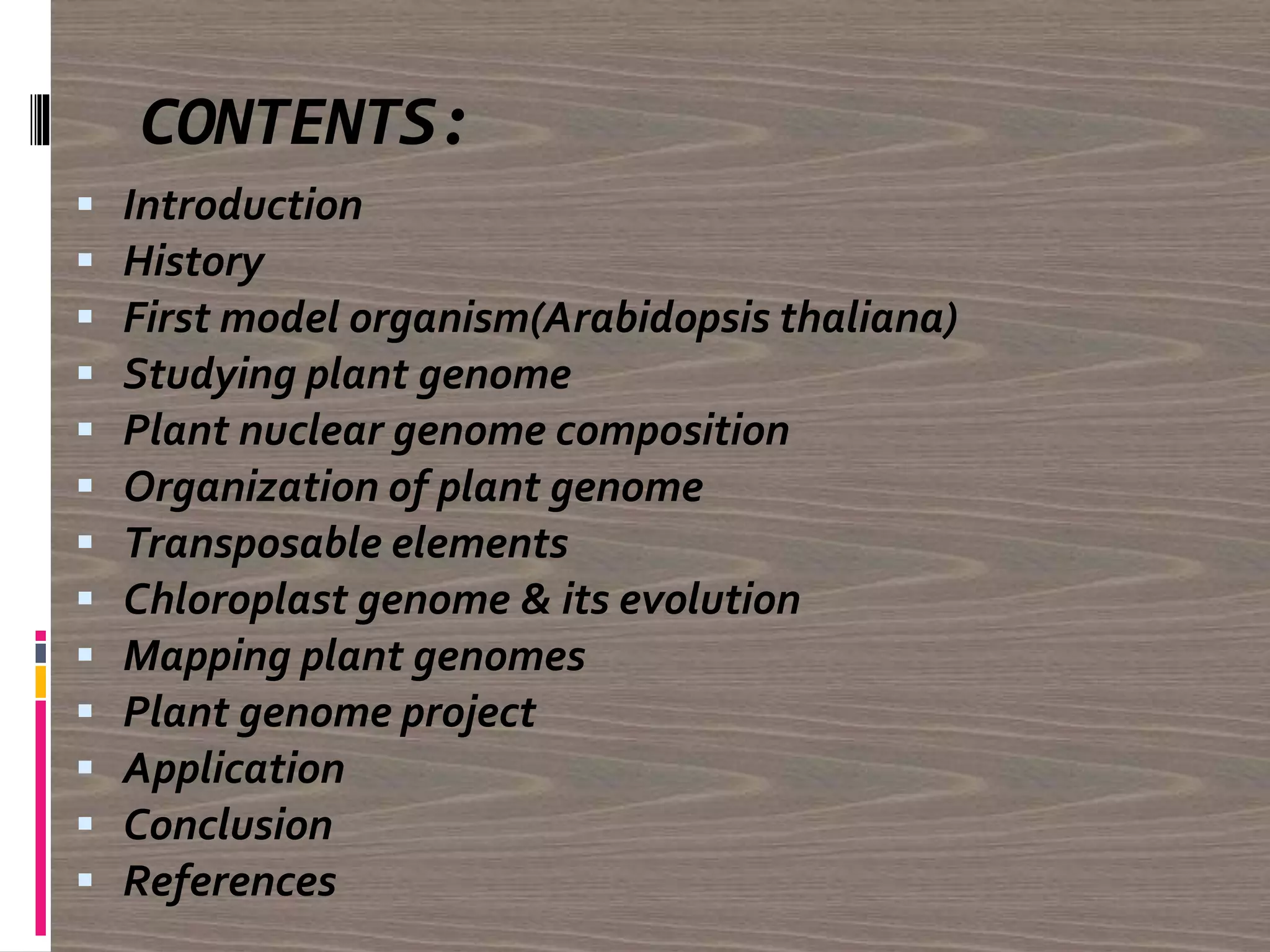 Plant genomics general overview | PPTX