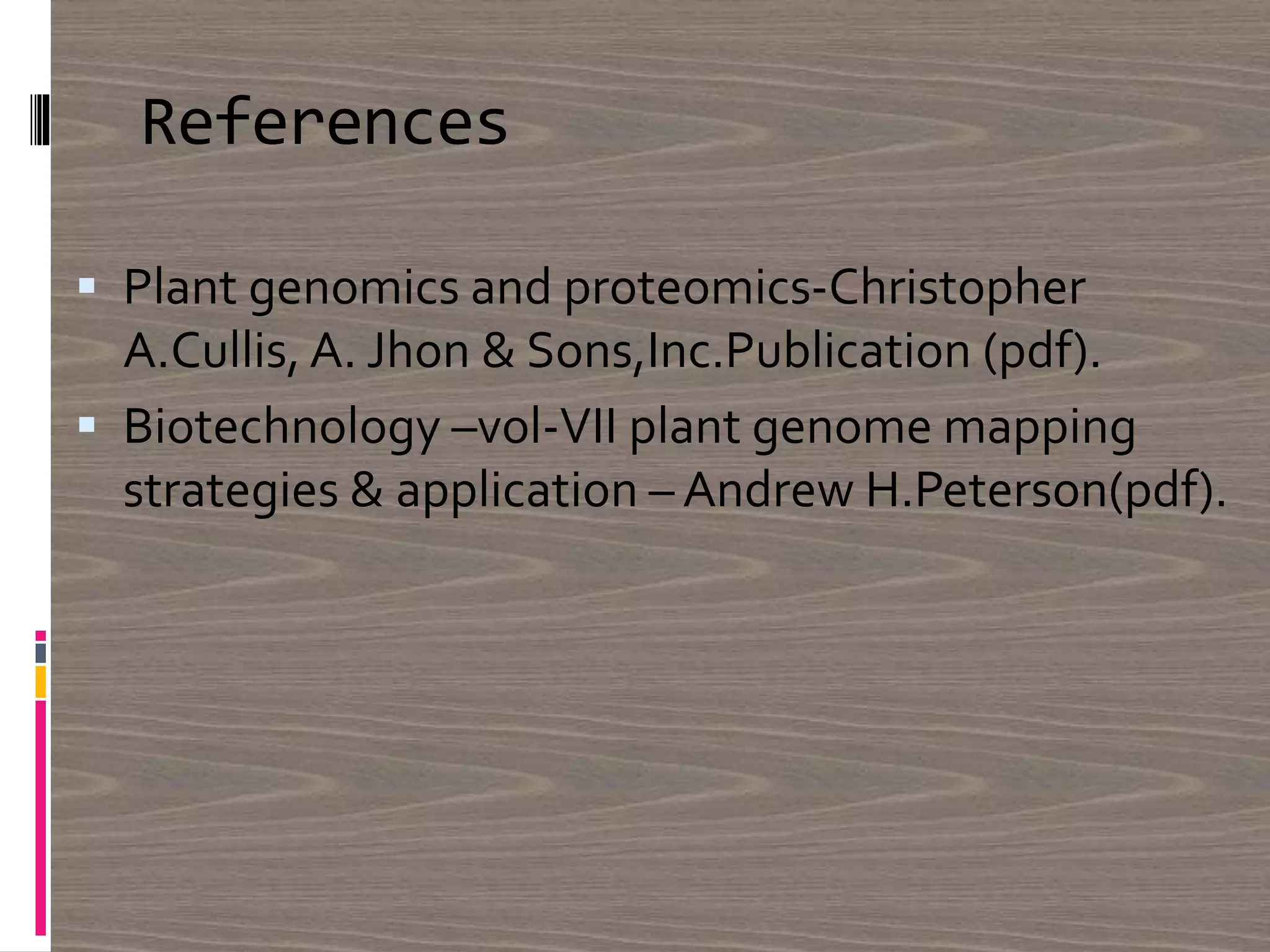 Plant genomics general overview | PPTX
