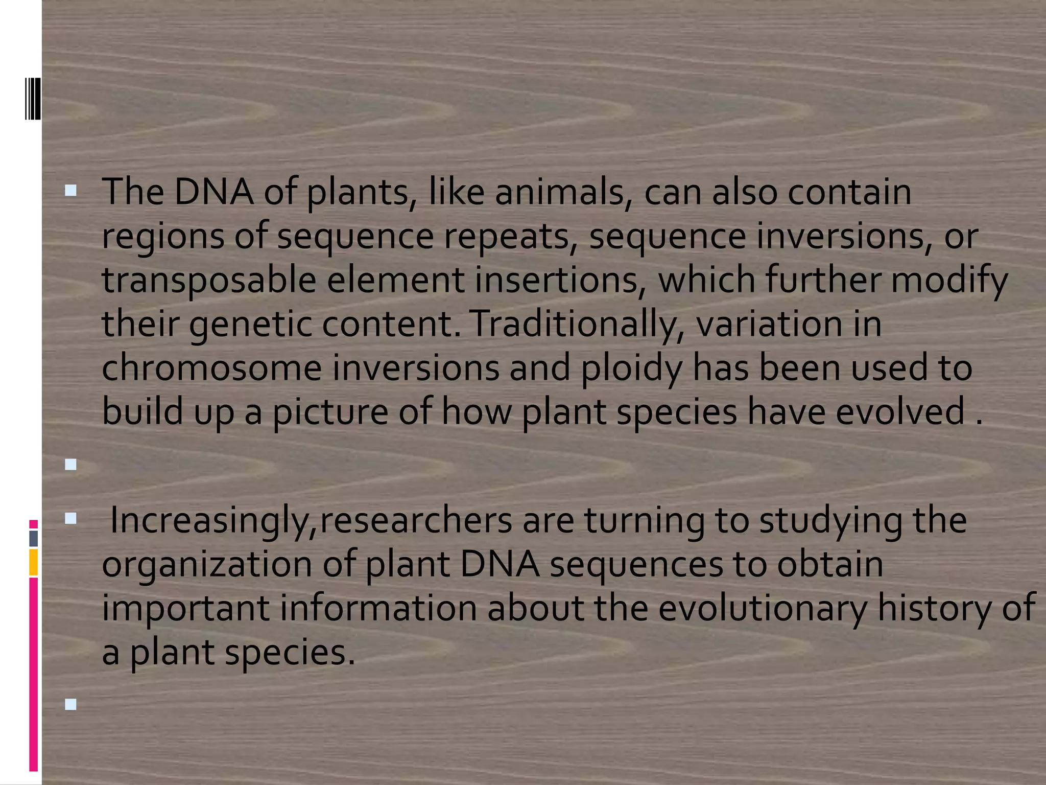 Plant genomics general overview | PPTX