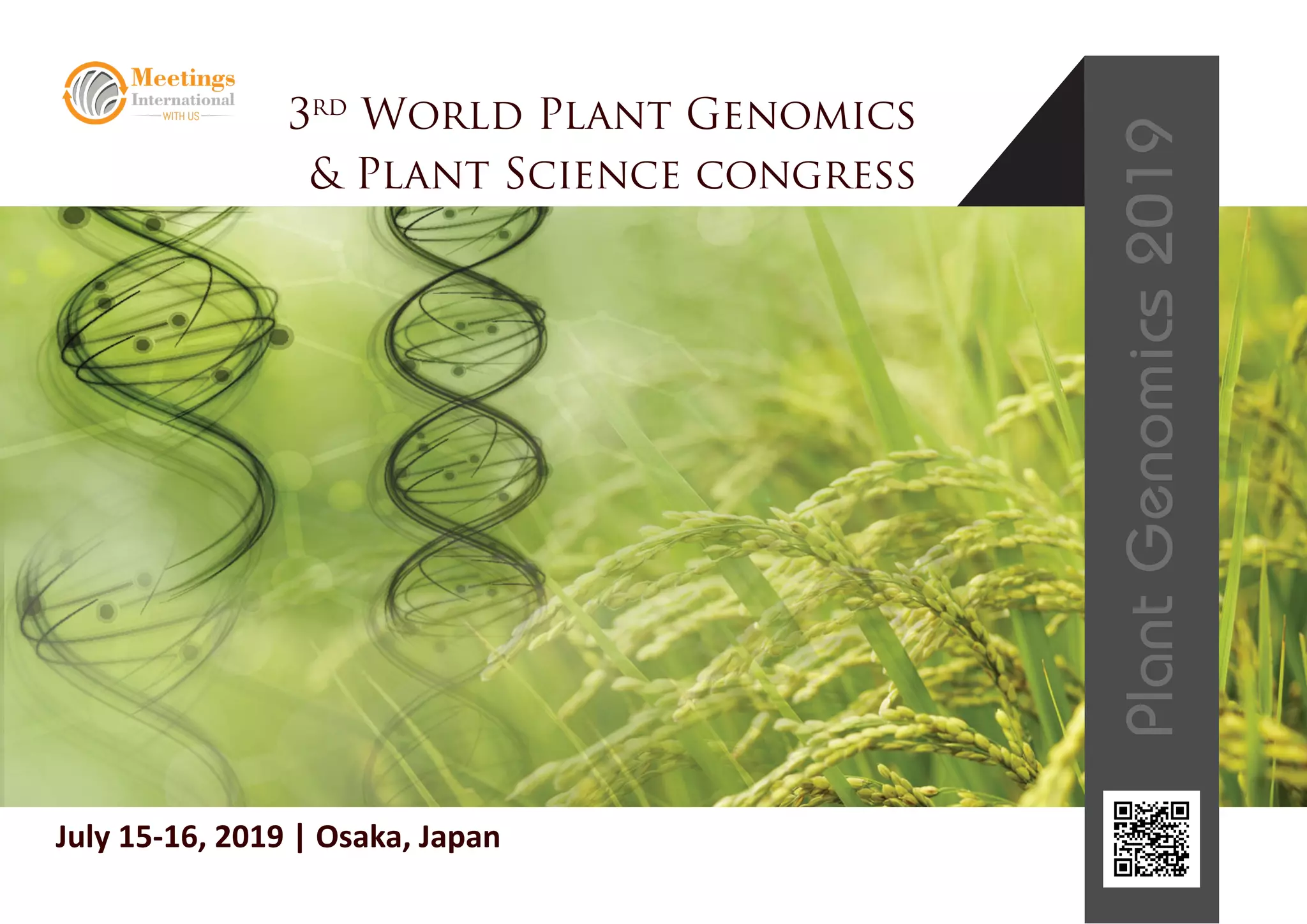 Plant genomics Congress 2019, Osaka, Japan | PPT