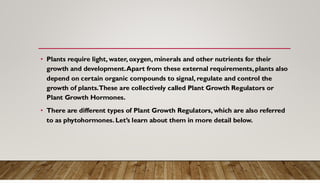 plant growth regulations -soil and agricultural microbiology | PPT