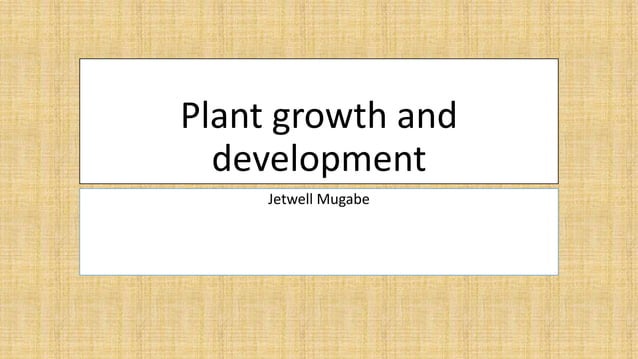 Plant growth and development.pptx